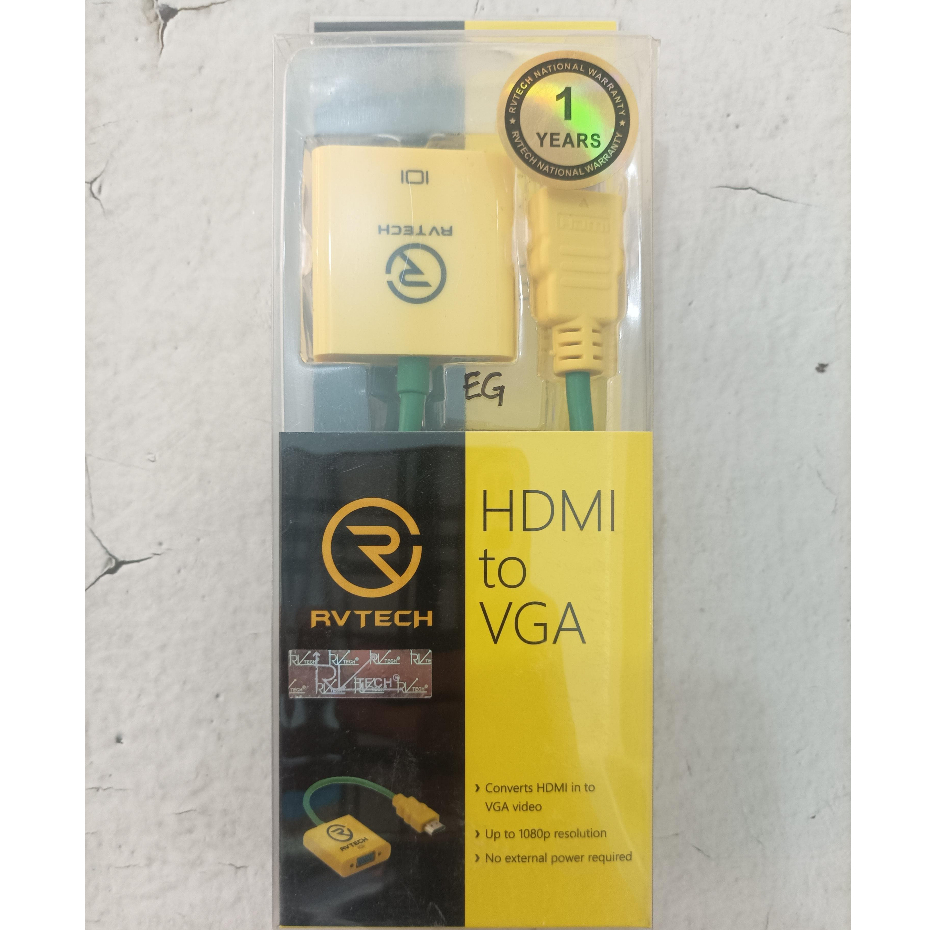 สาย RVTECH HIGH VGA เป็น HDMI | Shopee Thailand