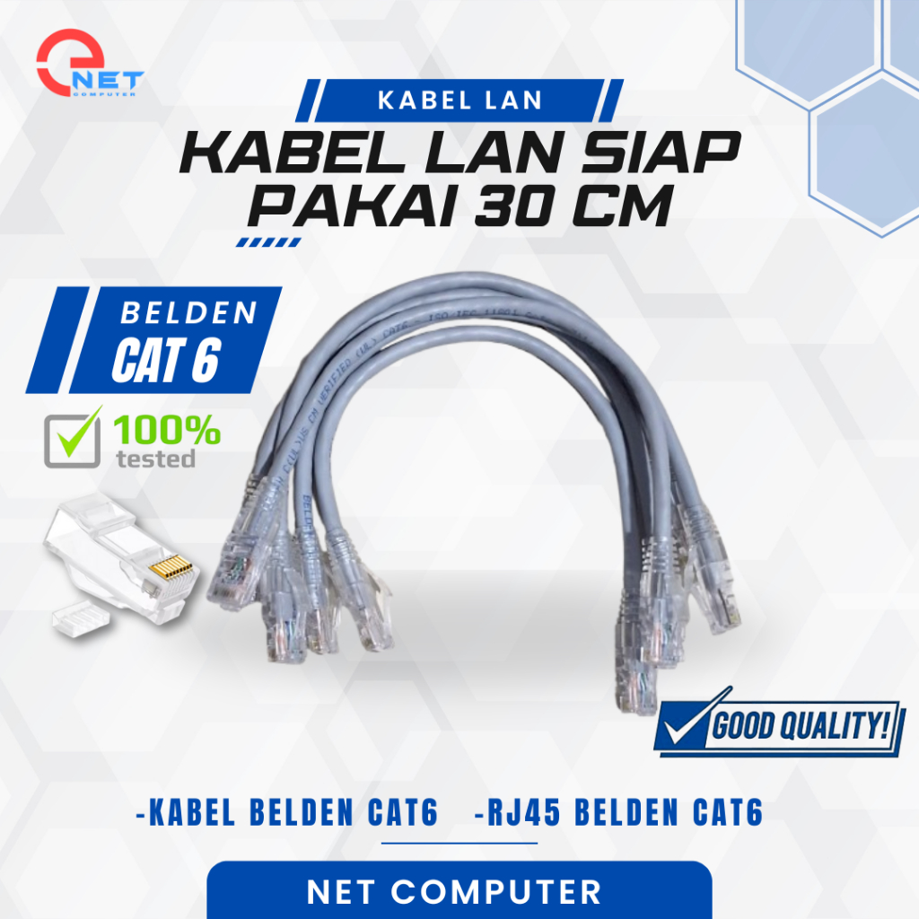 BELDEN UTP CAT 6 RJ45 OTHERNET CABLE BELDEN CAT6 USA พร้อมใช้งาน - รองรับ Gigabit | Shopee Thailand