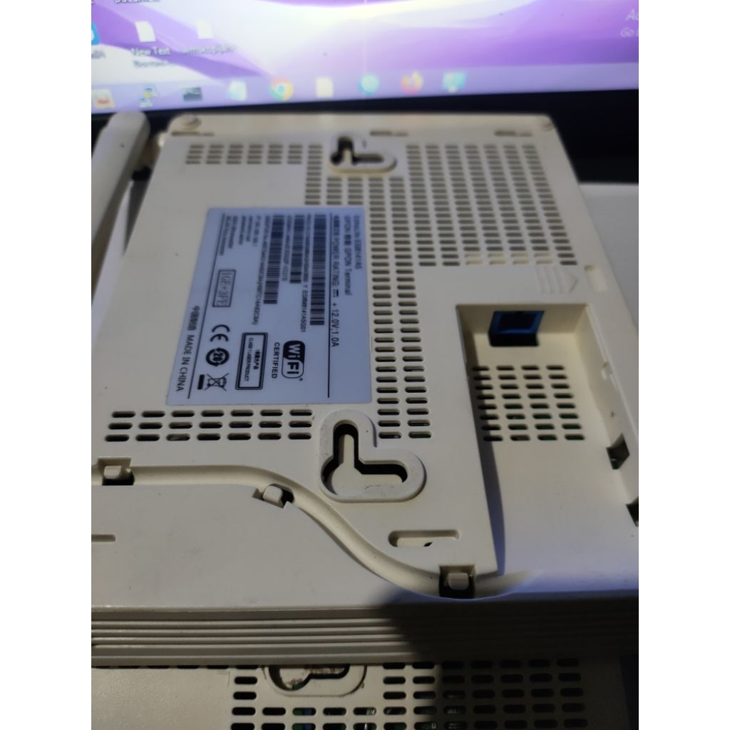 HUAWEI ONT GPON ECHOLIFE EG8141A5 FO BLUE LONG ANTENNA "CHECK ...