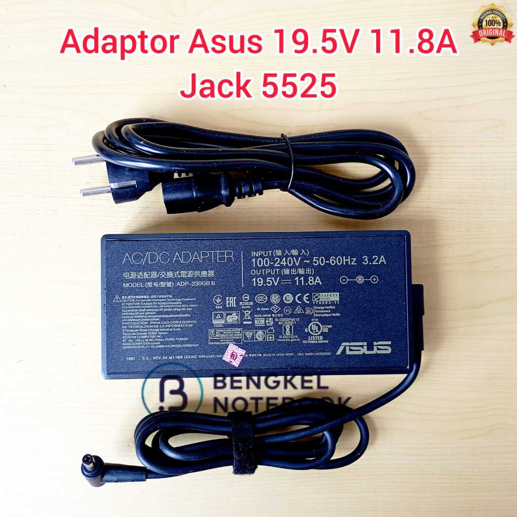 Asus 19.5V 11.8A A12-230P1A A17-230P1A A230A012L MSI P65 GS75 GS65 230W ...