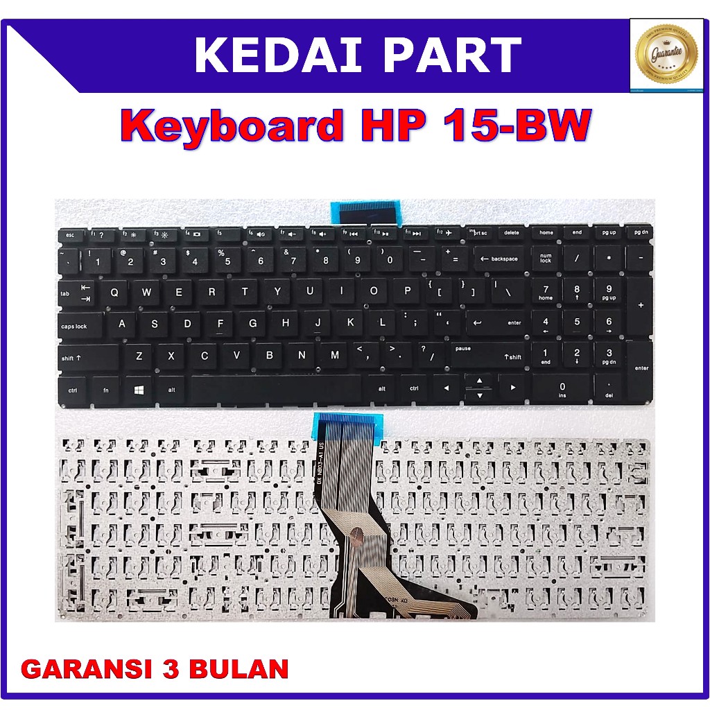 คีย์บอร์ด Hp Pavilion 15-BW 15-AE 15AE 15-AK 15-BP 15BP 15BP 15-BP00 15 ...