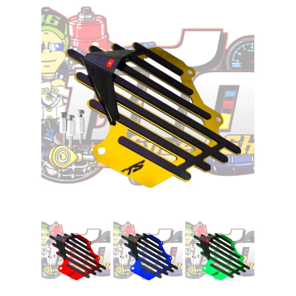 ฝาครอบหม้อน้ํา Airscope พร้อมเวียดนาม Stripe Motif สไตล์ Honda Vario ...