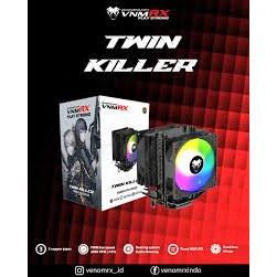VenomRX Twin Killer RGB CPU Cooler Fan / HSF Cooler VENOM TWIN KILLER ...