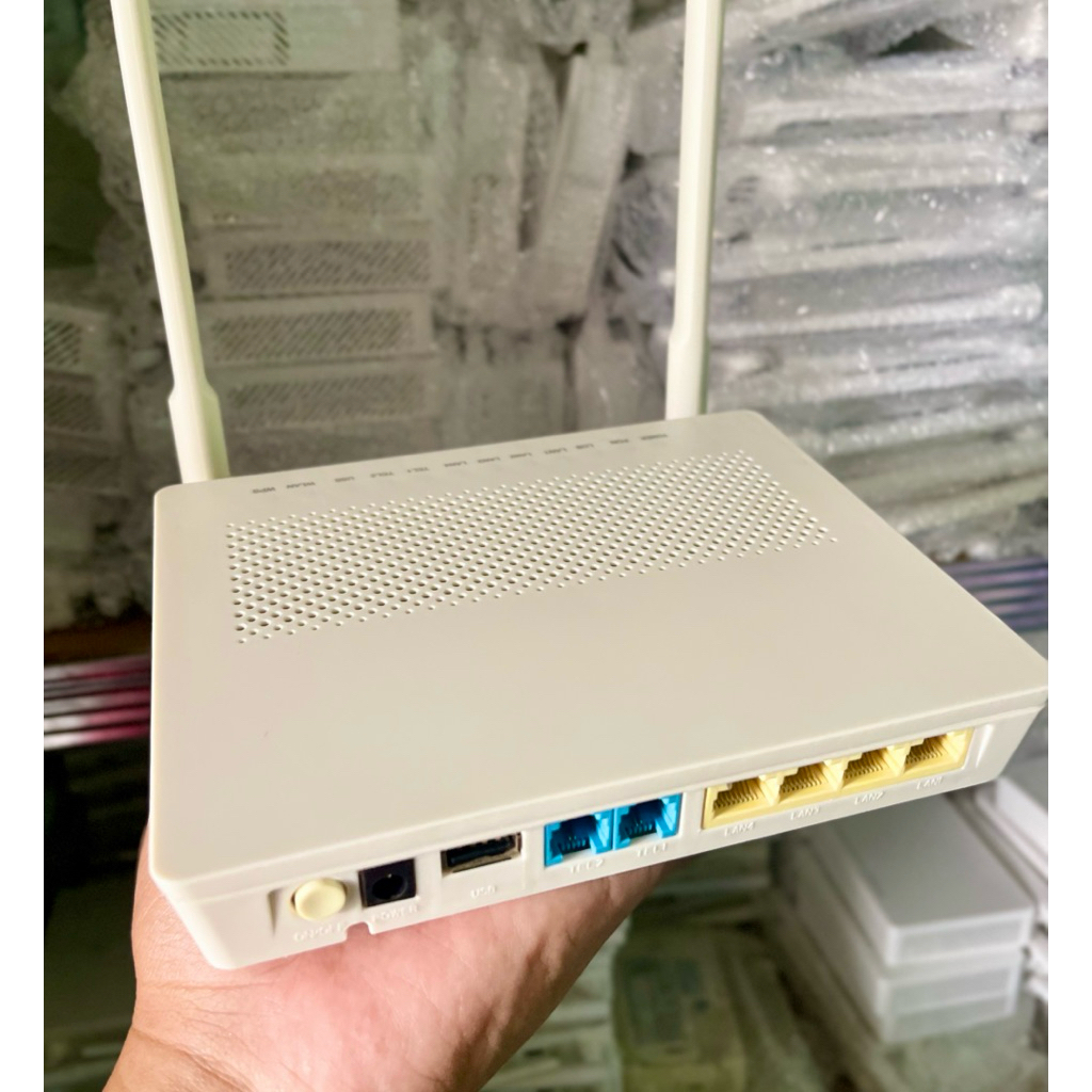 HUAWEI 5h5 XPON MODEM POSTEL PORT BLUE ROUTER สามารถ GPON EPON | Shopee ...