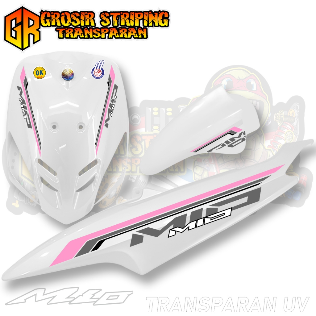 Mio Sporty Striping, Variation Uv Strip แบบเรียบง่าย, วัสดุใส, Striping ...