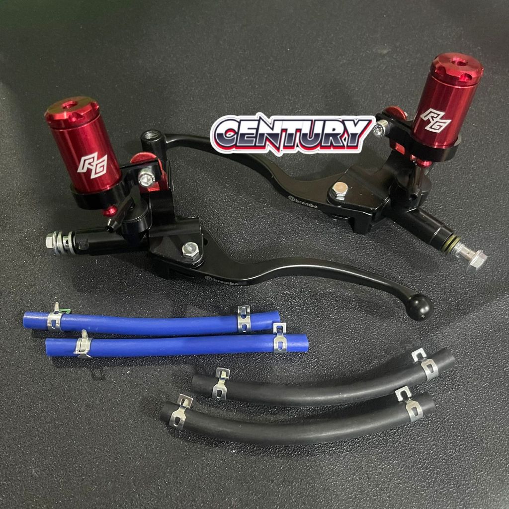 MERAH CENTURY เบรคสีแดง MASTER NMAX TWO TUBE RG + FULL CNC ถังน้ํามัน ...