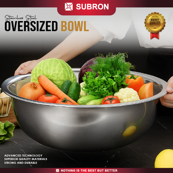 SUBRON อ่างจัมโบ้ 50 ซม. 60 ซม. 60 ซม. ภาชนะบรรจุอาหารสแตนเลสสําหรับ ...