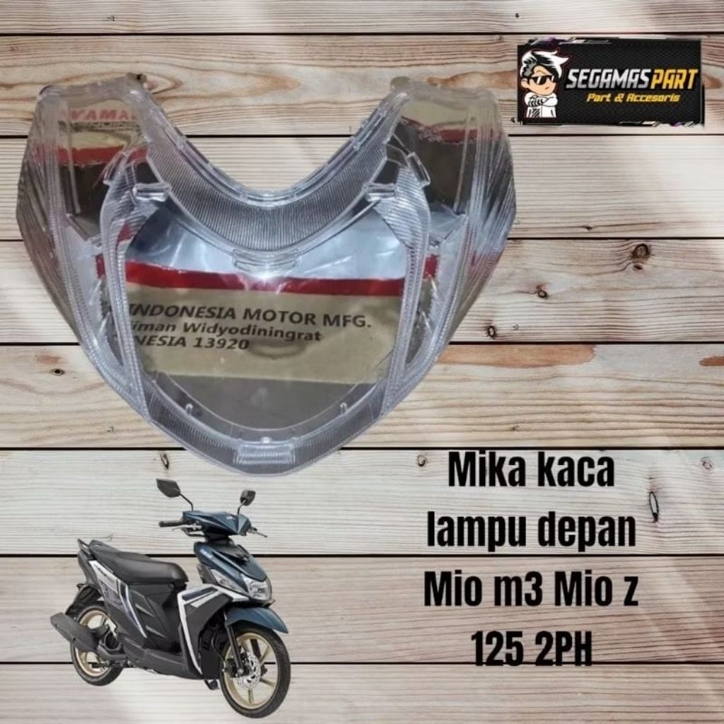 Original Yamaha Mio M3 Mio Z 2PH โคมไฟสะท้อนแสงด้านหน้า Glass Mica ...