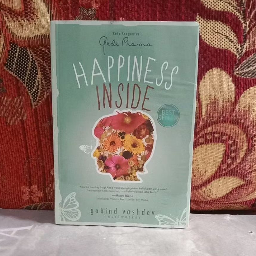 หนังสือต้นฉบับ HAPPINESS INSIDE godd vashdev heartworker | Shopee Thailand