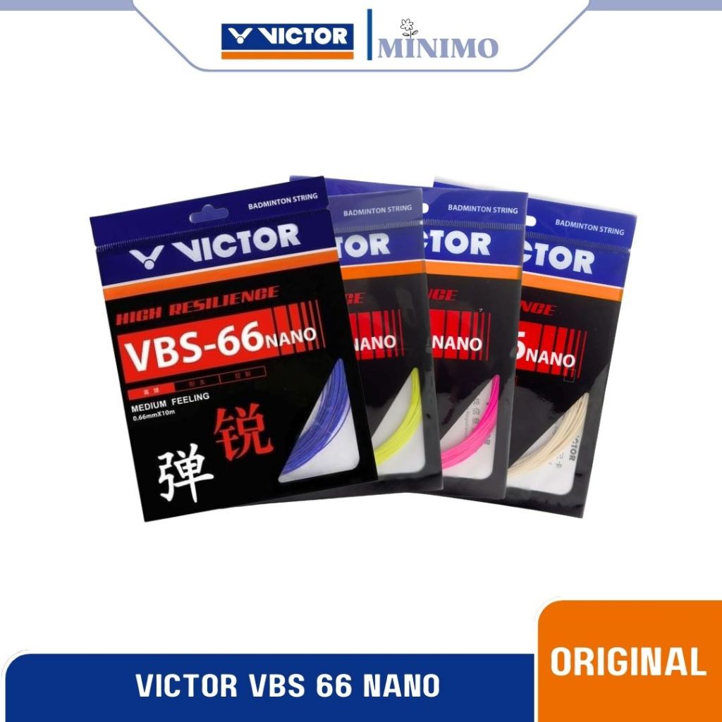 สายไม้แบดมินตัน Victor VBS 66/ VBS 66 Nano ของแท้ 100% | Shopee Thailand