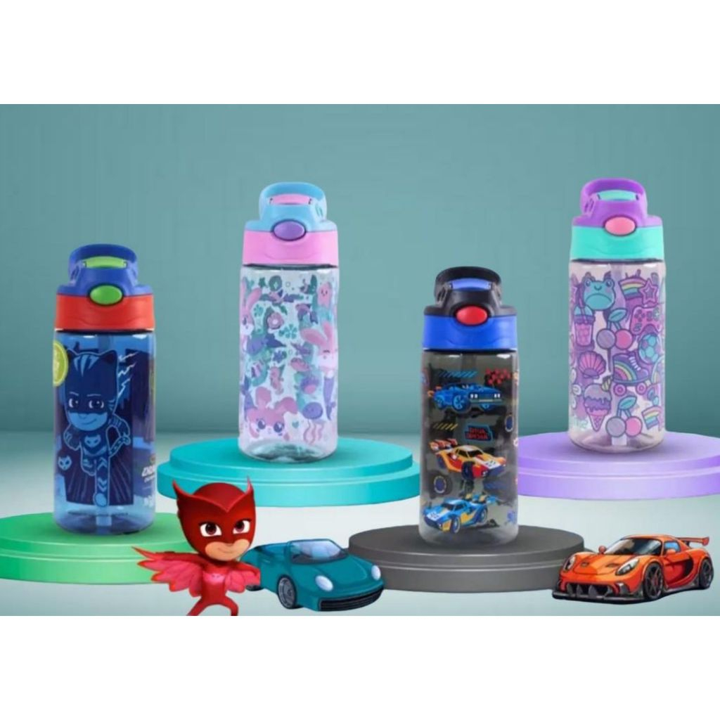 ขวดน้ําดื่มฟางซิลิโคนจูเนียร์ 430ml BPA FREE 2902-2171 | Shopee Thailand