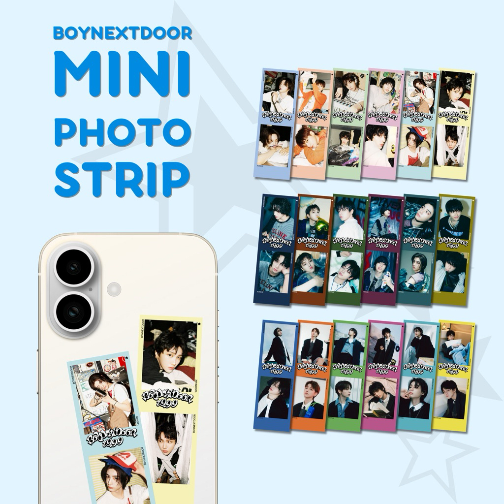 [CONTENTS 40 ชิ้น] BOYNEXTDOOR BND MINI PHOTOSTRIP ของแถม deco ที่คั่น ...