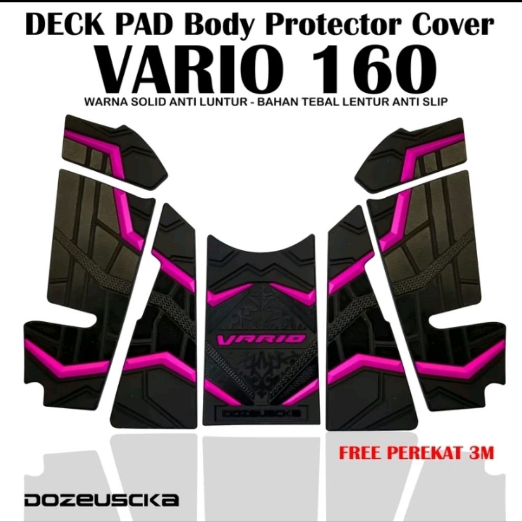 Deckpad Vario 160 CC ปี 2025 และด้านล่าง Body Protector Cover วัสดุยาง ...
