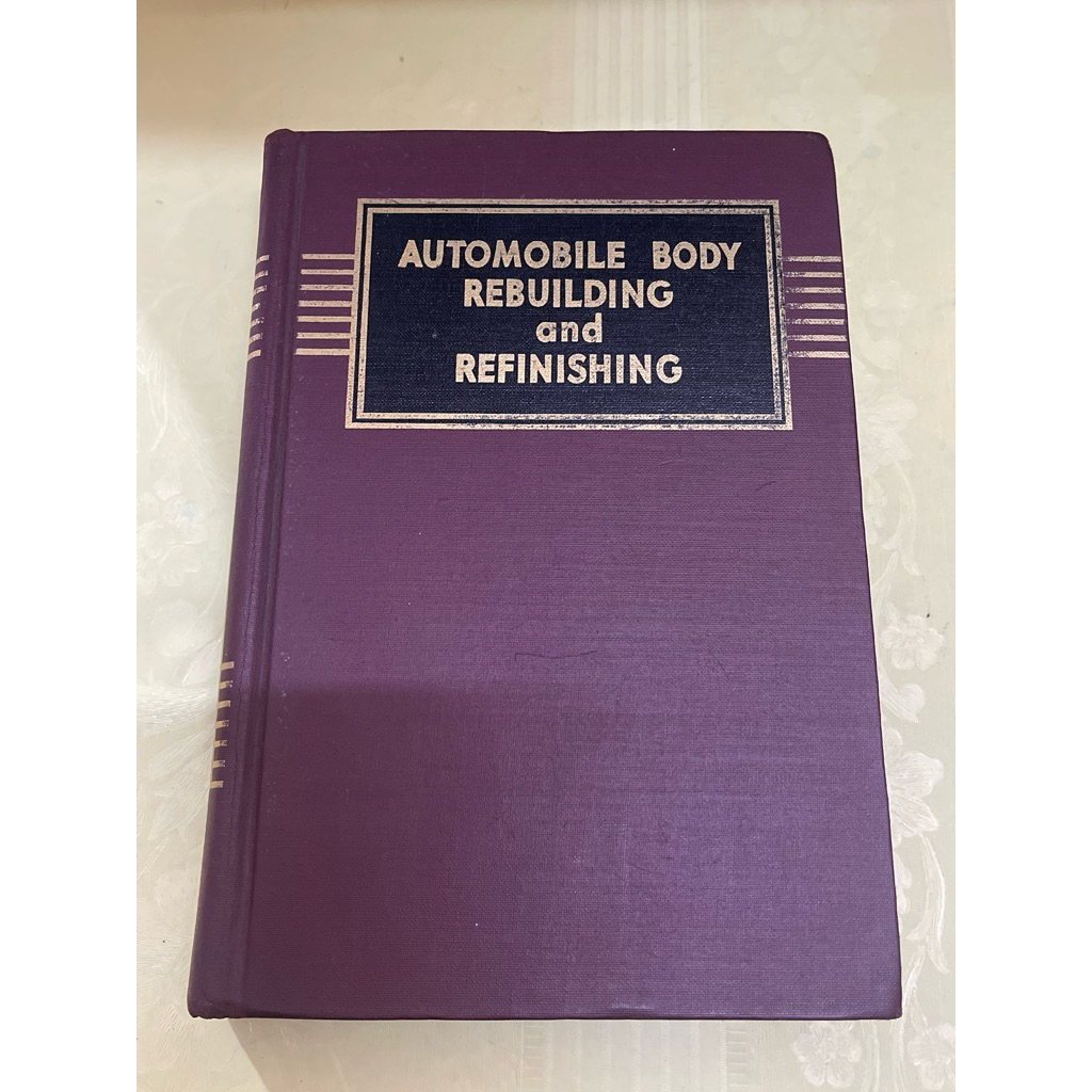 AUTOMOBILE BODY REBUILDING AND REFINISHING BOOK | Shopee Thailand