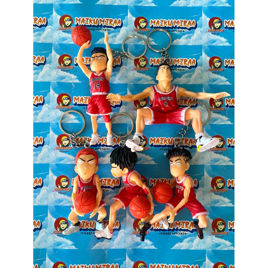 GANTUNGAN พวงกุญแจรูป/พวงกุญแจ Slam Dunk hanamichi sakuragi ruikawa kaede miyagi ryota hessashi ...