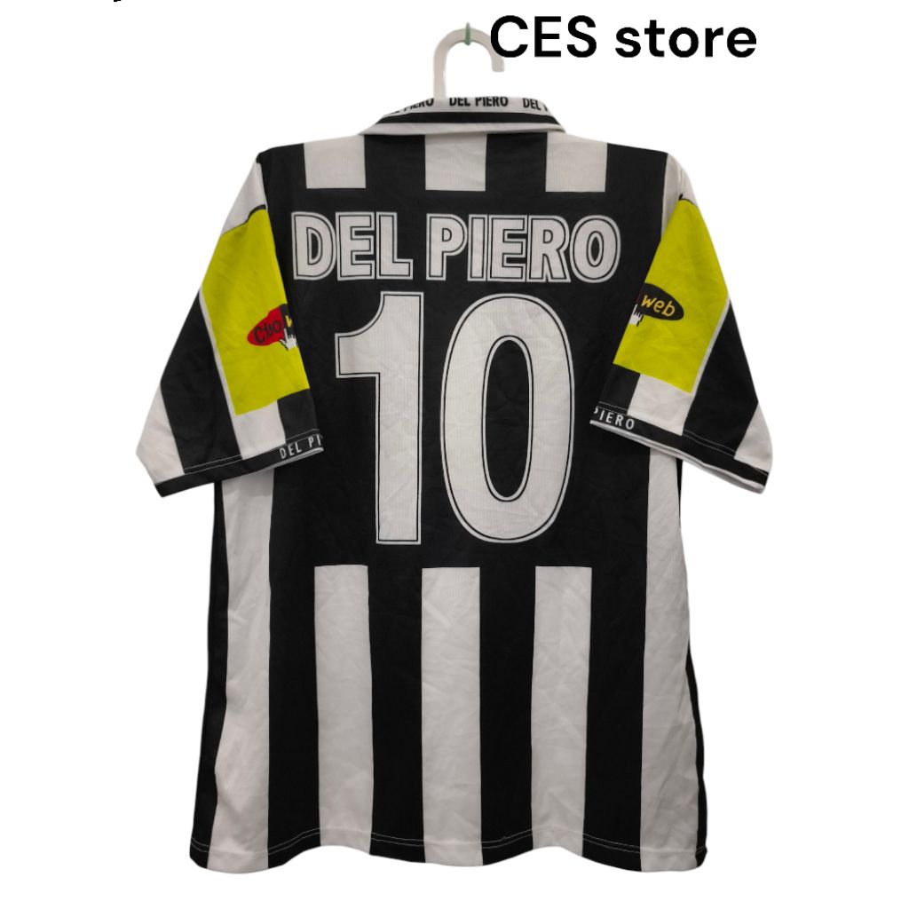 เสื้อฟุตบอลสปอร์ตย้อนยุค Juve del piro | Shopee Thailand
