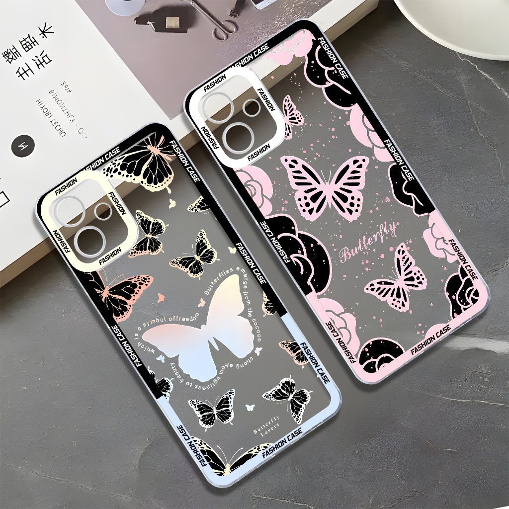 เคส Samsung A07 ใหม่ล่าสุด เคสซิลิโคนใสใส Softcase - ปลอกผีเสื้อ PS-L05 ...