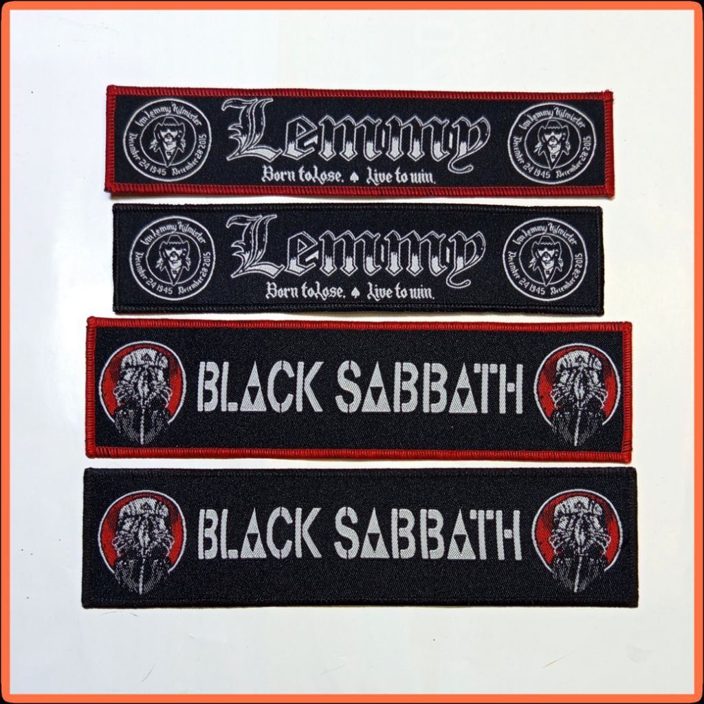 ทอแพทช์ลาย Black Sabbath & Lemmy "Motorhead" - เสื้อแจ็คเก็ต, เสื้อกั๊ก ...