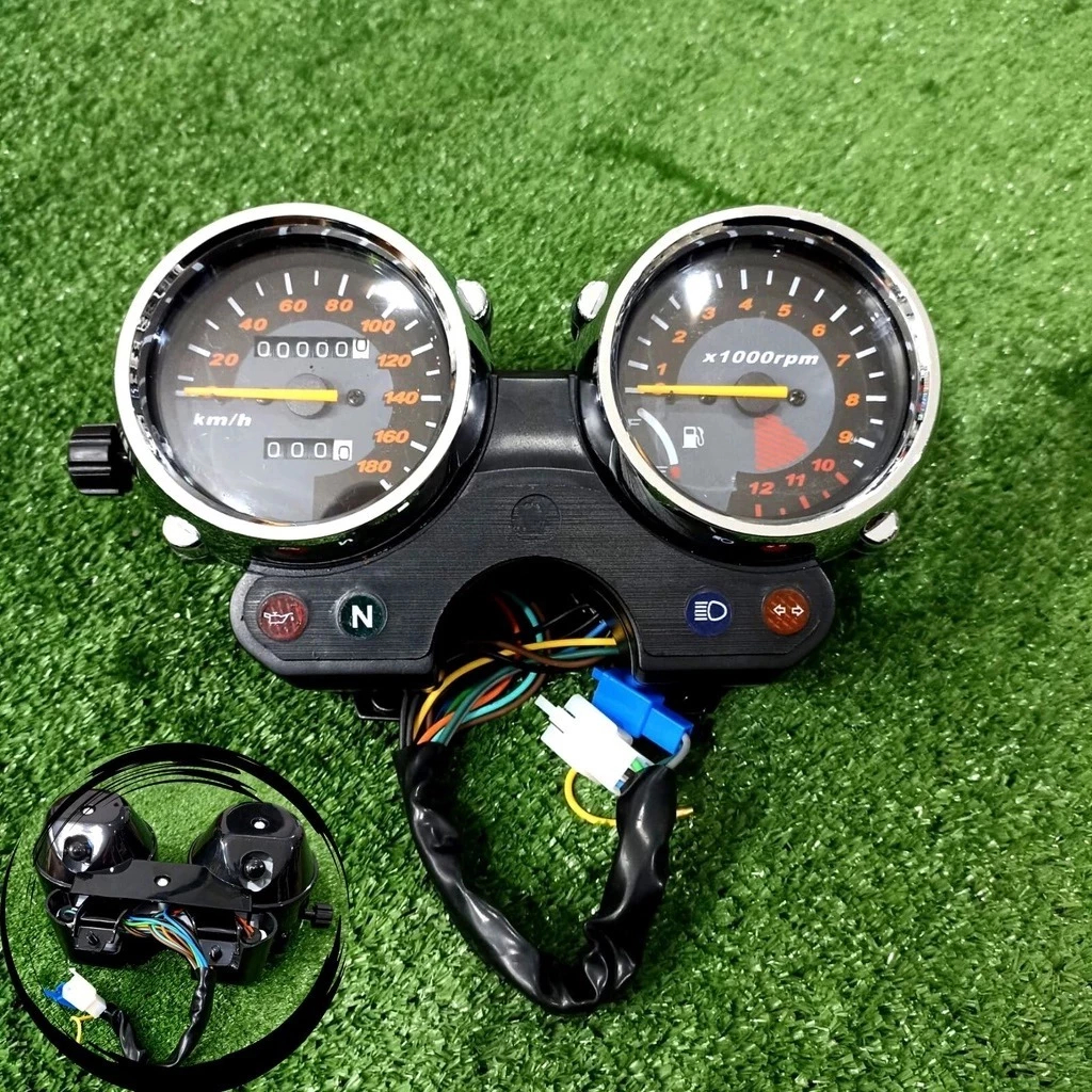 มาตรวัดความเร็ว Spido Yamaha RX King New RXZ RZR มาตรวัดความเร็วสีดํา ...
