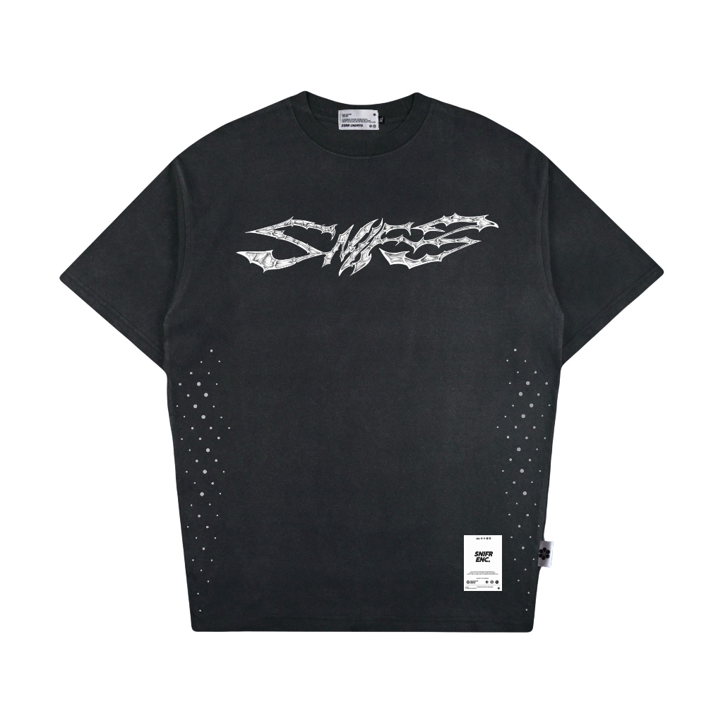 เสื้อยืด Snifr Enc CrawBone สีดํา ผ้าฝ้าย 100% | Shopee Thailand