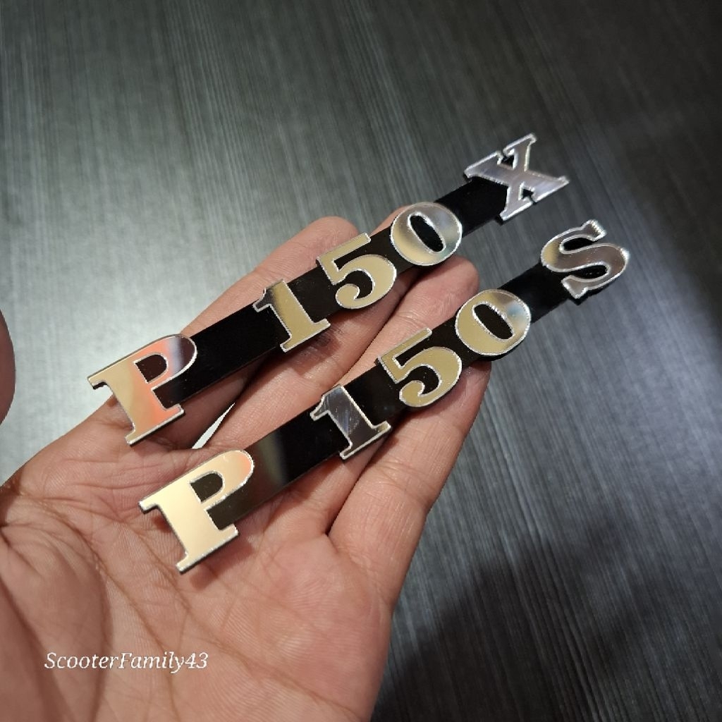 Emblem Emblem tepong vespa p150x p150x อะคริลิค 1 ชิ้น | Shopee Thailand