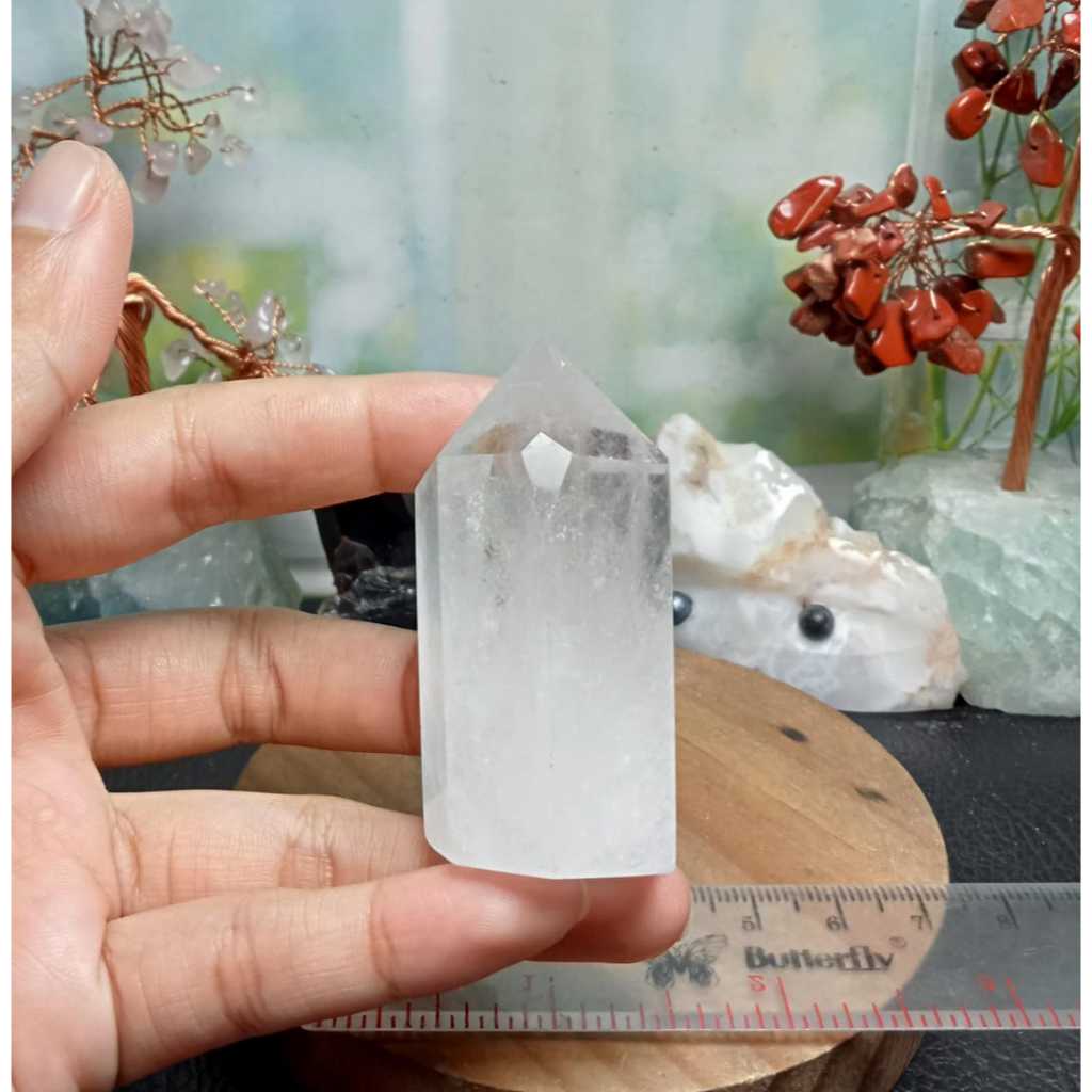 ตัวชี้ธรรมชาติ/ทาวเวอร์ Fat Clear Quartz เกรดสูงสุด (1) | Shopee Thailand