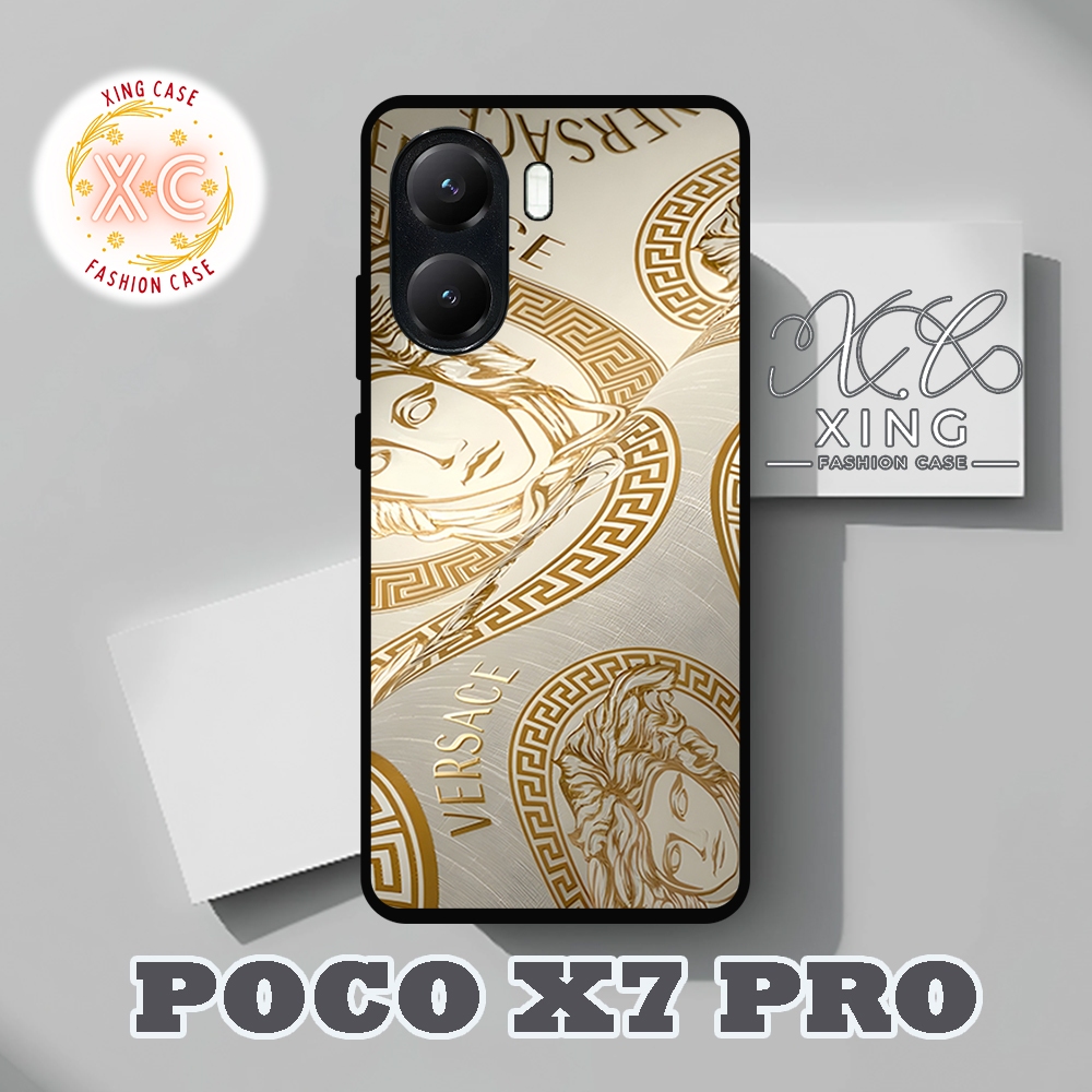 |SG45| XING CASE POCO X7 PRO| แก้ว EFFECT | เคส HP SOFTCASE แบบกําหนด ...