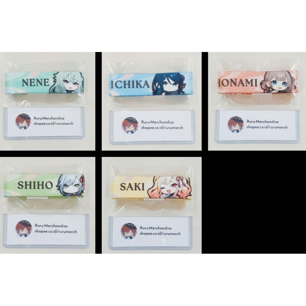 Project Sekai Proseka Chibi Mini Character Reversible Band | Shopee ...