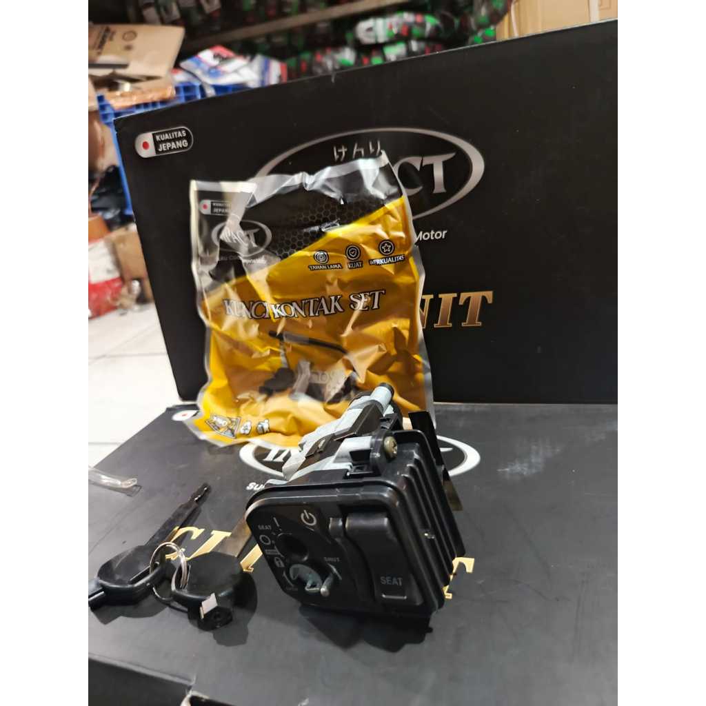 IGNITION KEY ASSY SET KOJ GENIO 2020 BEAT DELUXE 2020 SCOOPY 2020 BEAT ...