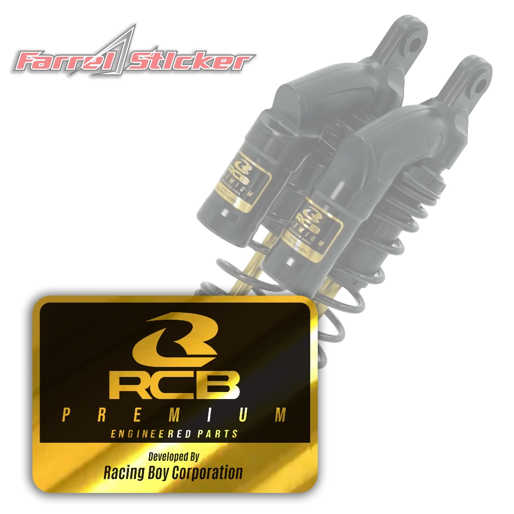 สติ๊กเกอร์ Racing Boy RCB GOLD chrome Premium Sticker | Shopee Thailand