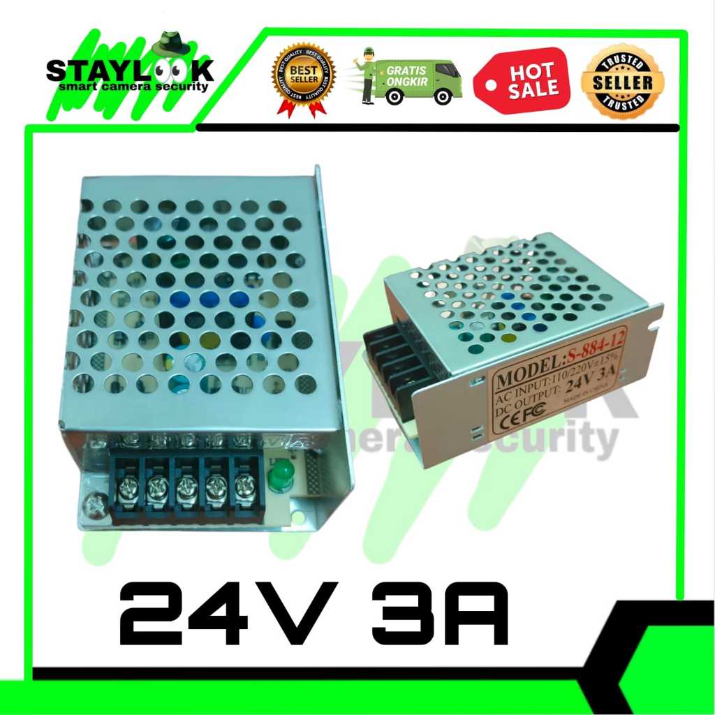 Mini slim บางไต้หวัน switching power supply 24 V 3A Transformer อะแดปเต ...