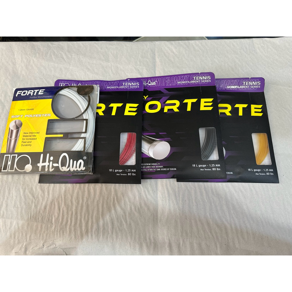 สายเทนนิส Hi-Qua Poly Forte 18L | Shopee Thailand