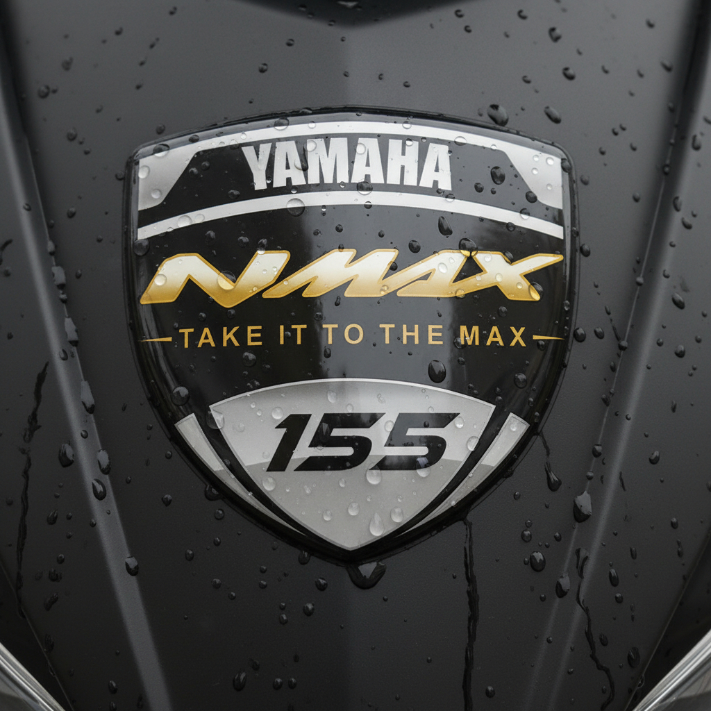 NMAX โลโก้ EMBLEM RAISED สติ๊กเกอร์ YAMAHA NMAX อุปกรณ์เสริมรถ ...