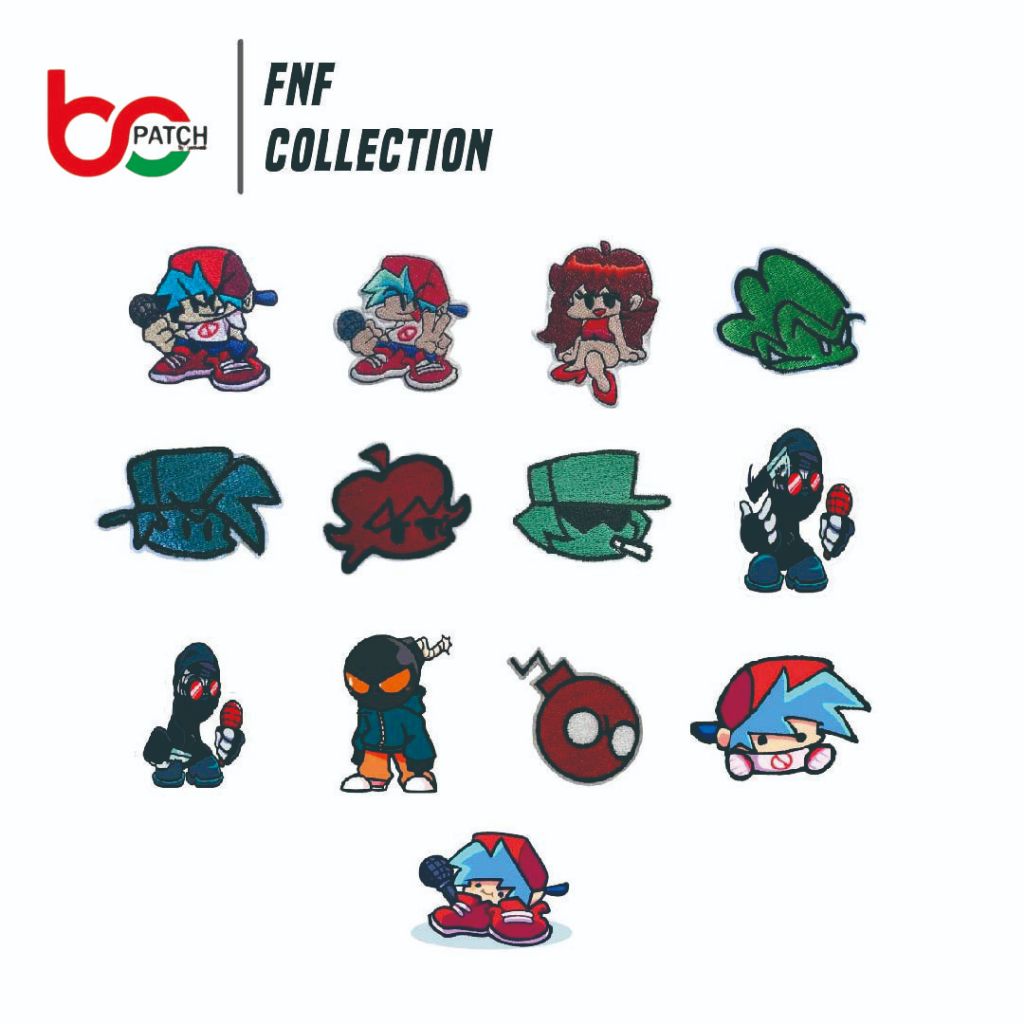 VOL-1 FNF FRIDAY NIGHT FUNKIN LOGO PATCH คอมพิวเตอร์ EMBROIDERY BADGE ...