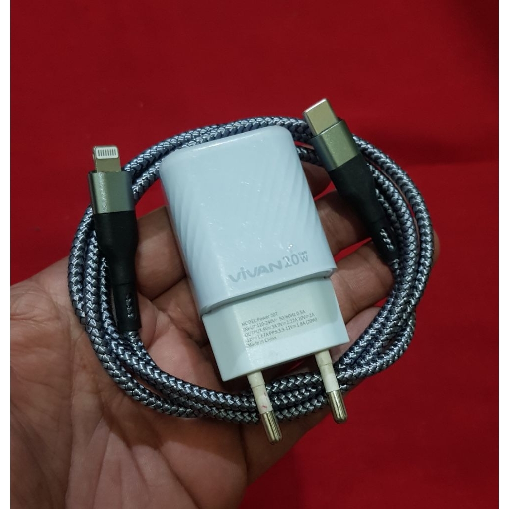 เครื่องชาร์จ VIVAN ของแท้ ex ใช้ iphone 12pro Fast 20 วัตต์ พร้อมใช้งาน ...