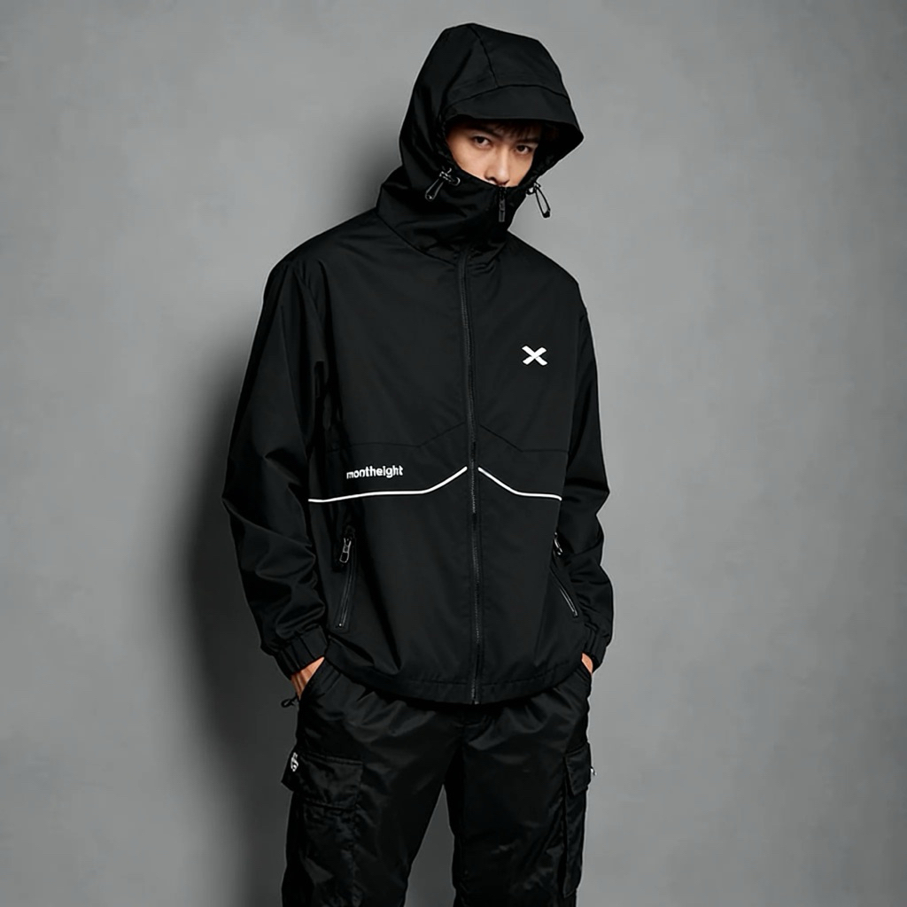 Gorpore MON-X Windbreakers Waterproof Series Polet เสื้อแจ็คเก็ตแสงสี ...
