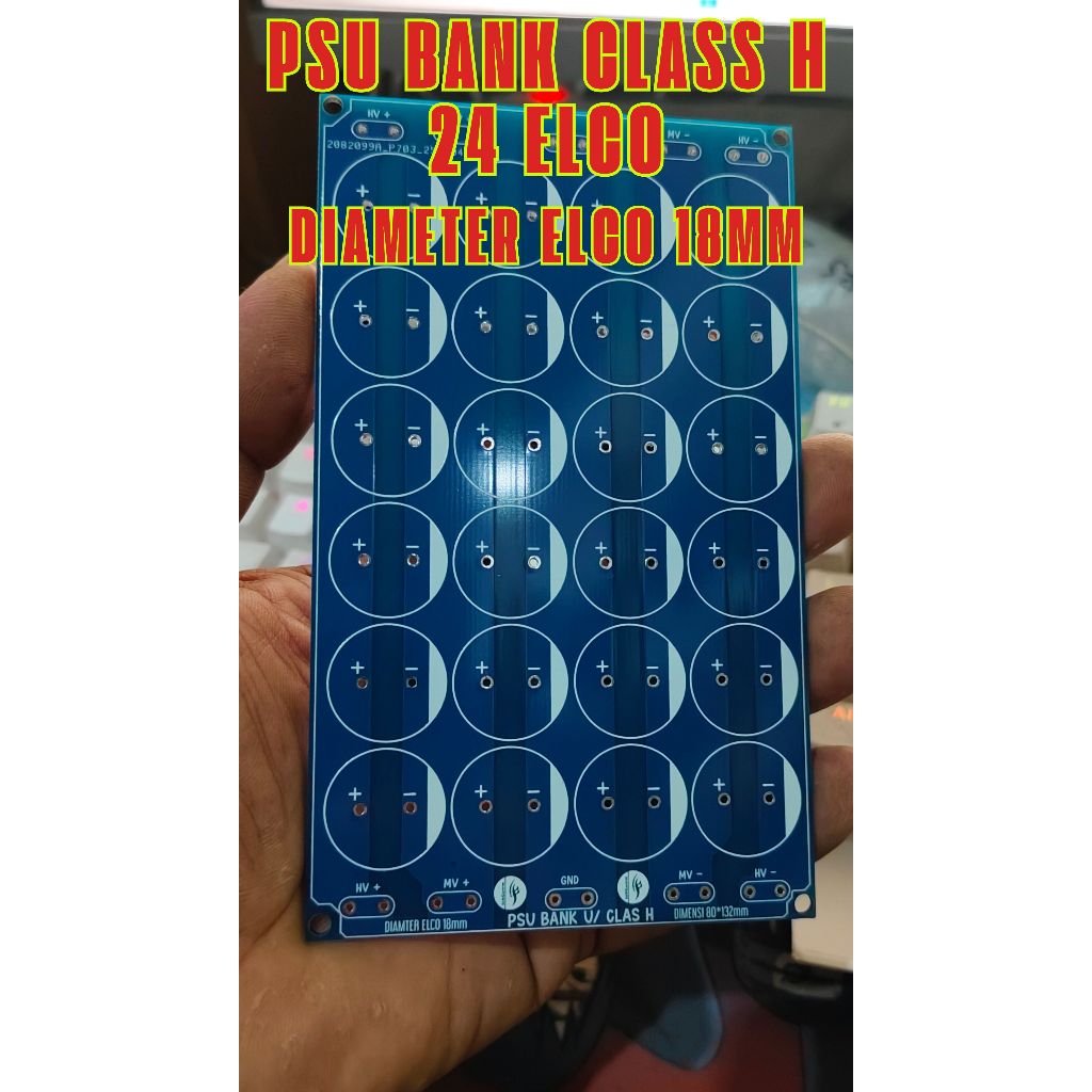 PCB PSU BANK CLASS H 12 ELCO DIAMTER 18 มม. PCB สองชั้น | Shopee Thailand