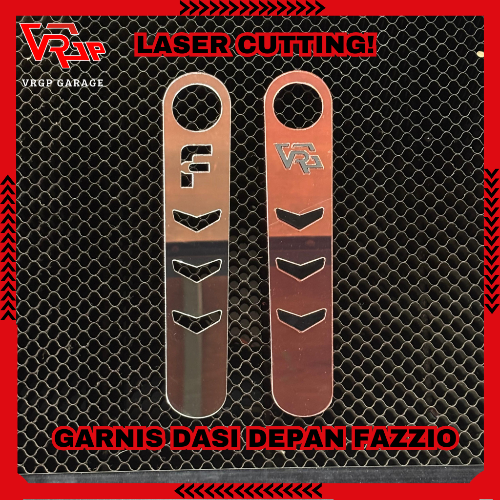 VRGP Fazzio Logo Tie Garnish / Fazzio Logo F Tie Garnish / Fazzio ...