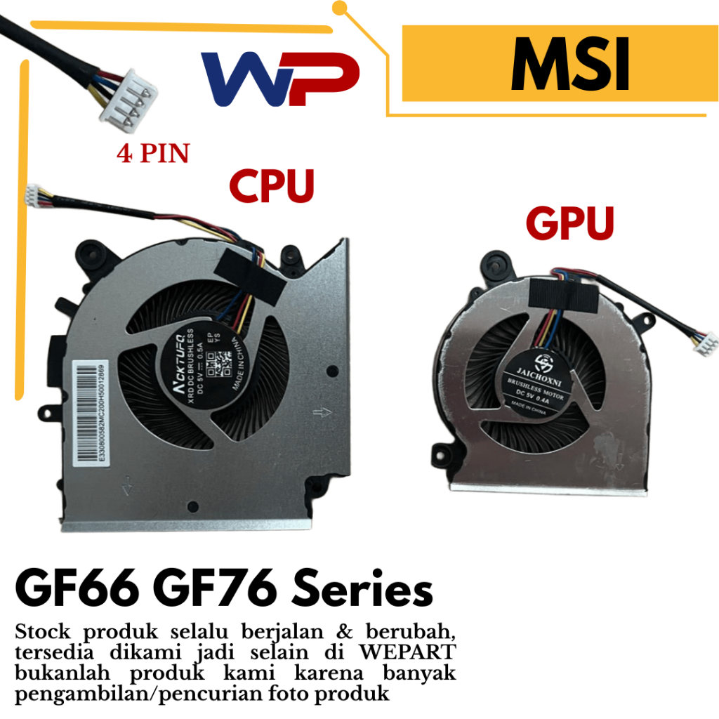 MSI GF66 Katana GF76 Pulse GL76 MS-17L1 N459 N460 N477 N459 N460 ...