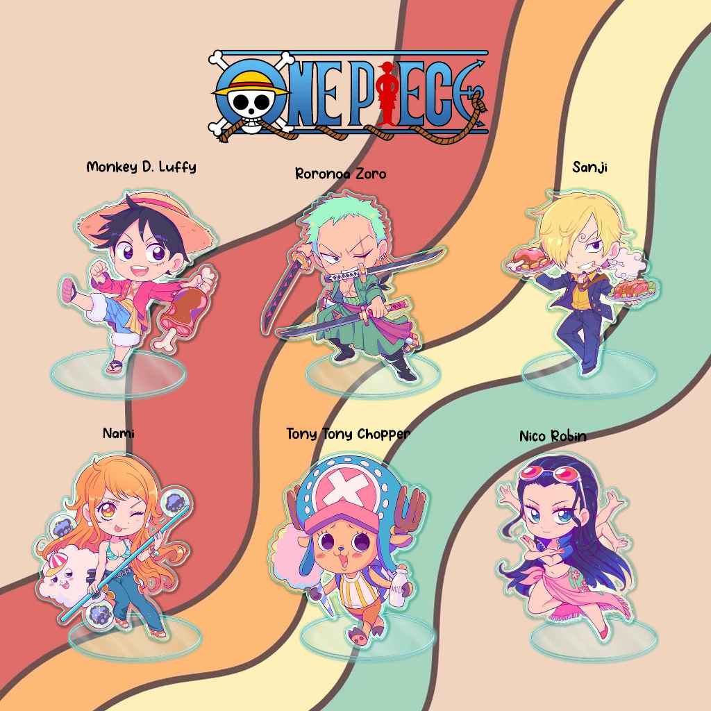 [STANDEE] อะคริลิค Action Figure One Piece Standee Chibi Robin Ace Nami ...