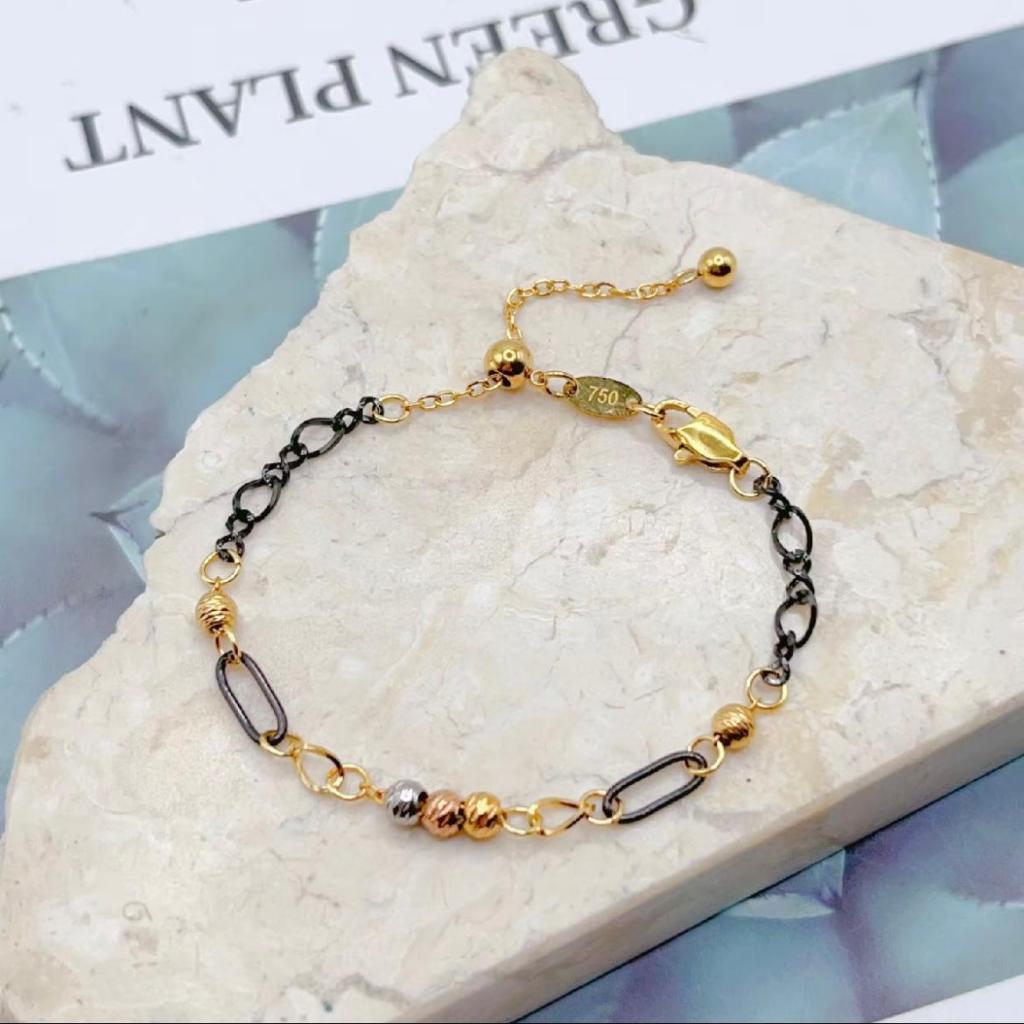 Mira Womens Boopa Mix BlackGold Bracelet | Shopee Thailand