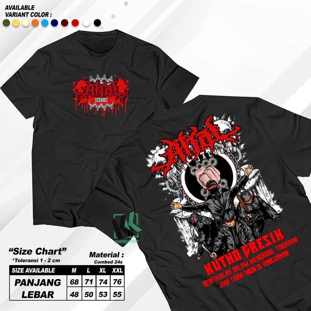 KK FASHION เสื้อยืด PASMORTAL GENERATION SECTOR GRESIK COTTON COMBED ...