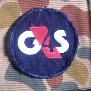 Patch g4s กลุ่ม 4 ตัวเร่งเย็บปักถักร้อยสัญลักษณ์ g4s patch สัญลักษณ์ ...