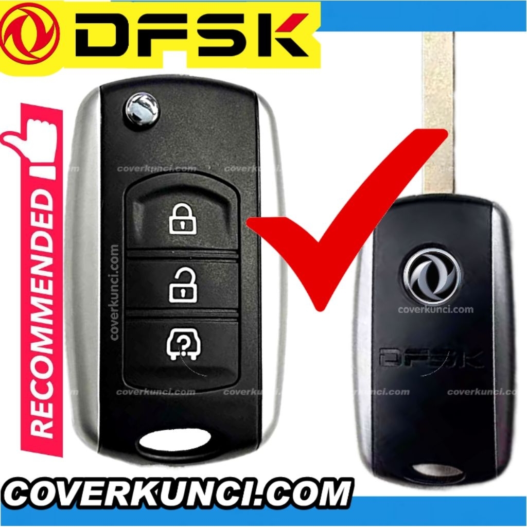 TOMBOL DFSK GLORY (HQ) Home Remote Key Casing DFSK GLORY 580 Key Cover ...