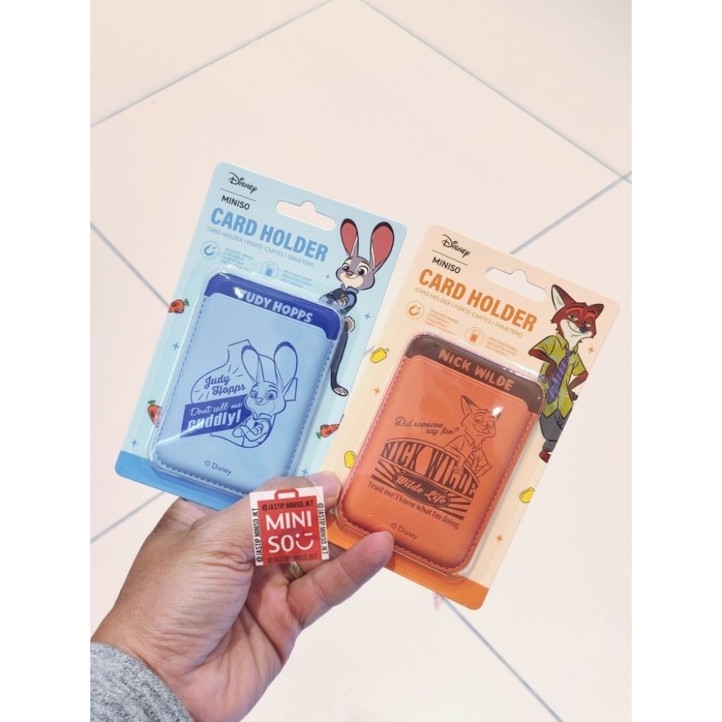 MINISO Magnetic Card Holder / Card Wallet DISNEY ZOOTOPIA Collection ...