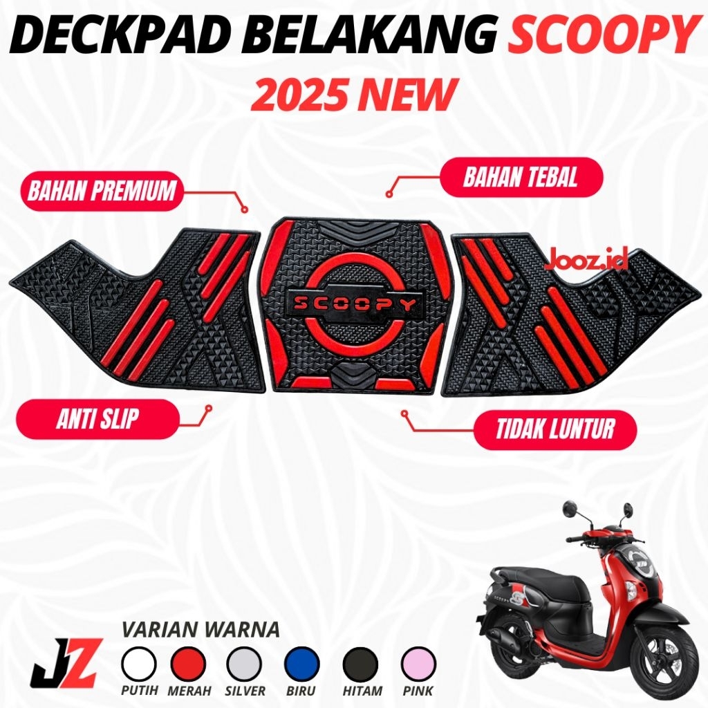 SCOOPY REAR DECKPAD 2025 2026 SCOOPY MOTORCYCLE ACCESSORIES 2025 2026 ...