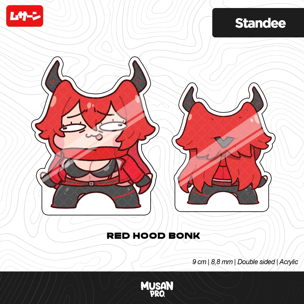 Standee Acrylic Block NIKKE - Red Hood BONK - Musan - Fan Merch ...