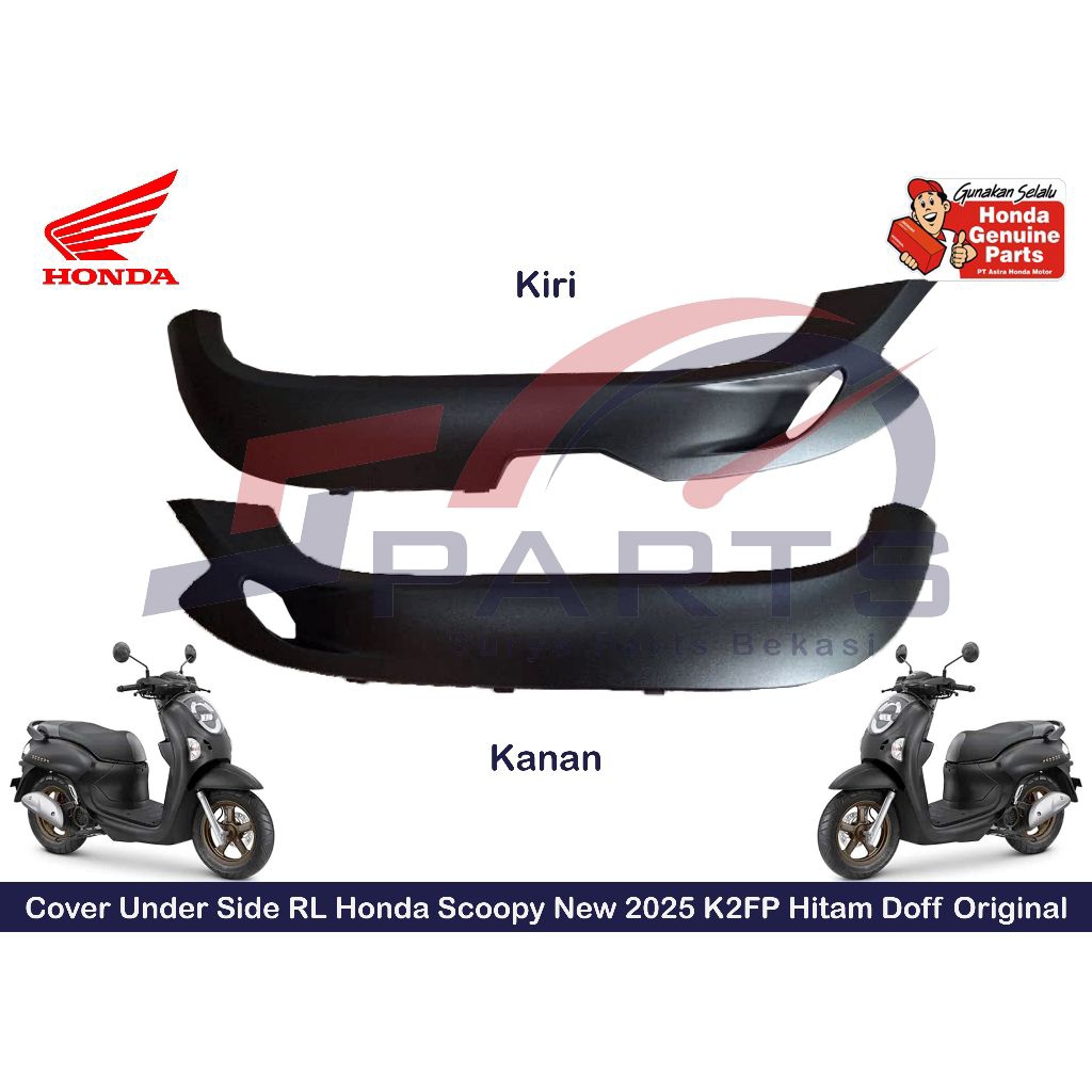 ครอบใต้ข้าง scoopy new 2025 สํารับล่างเดิม scopy black matte | Shopee ...