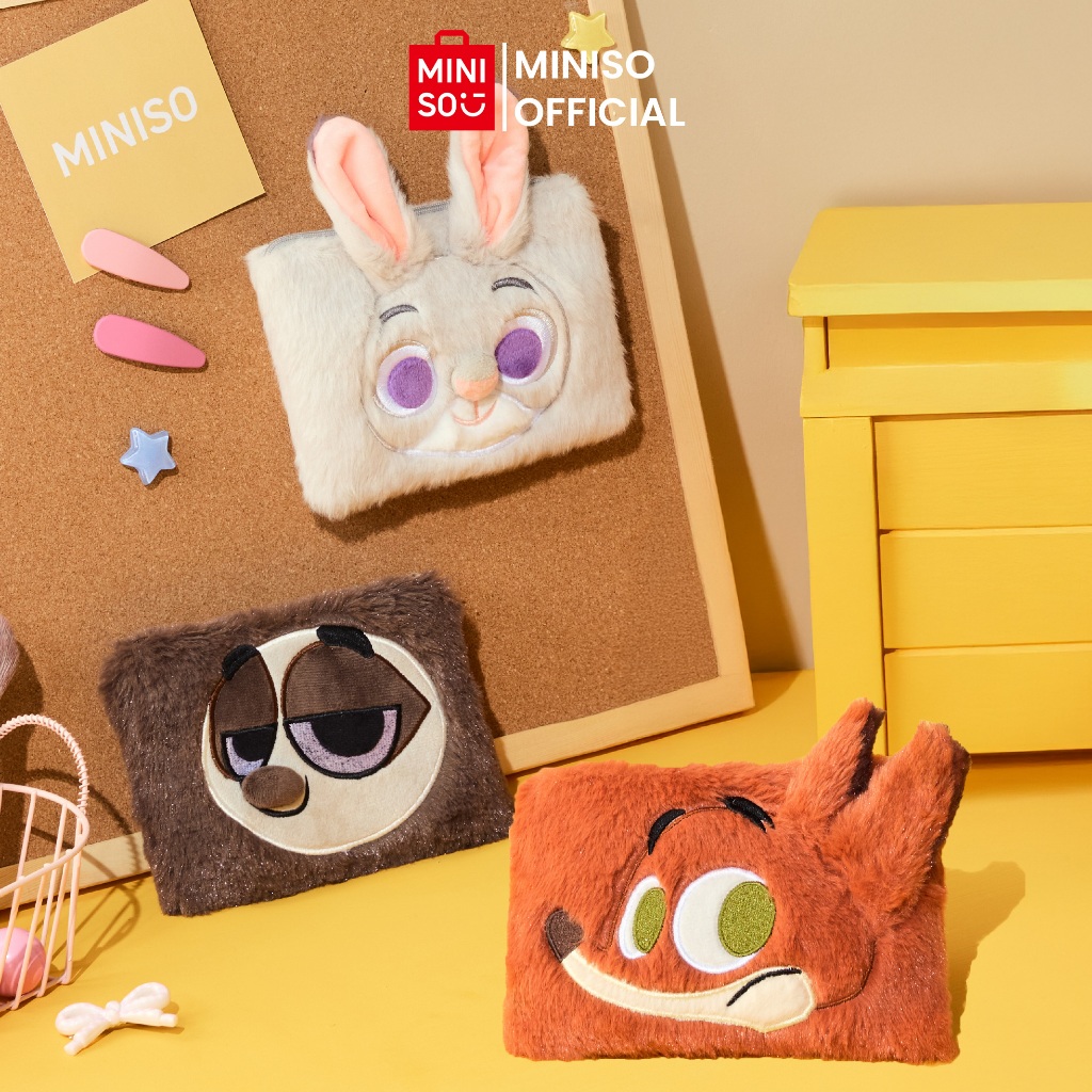 MINISO X Disney Zootopia Collection กระเป๋าใส่เหรียญตุ๊กตา กระเป๋าอเนก ...