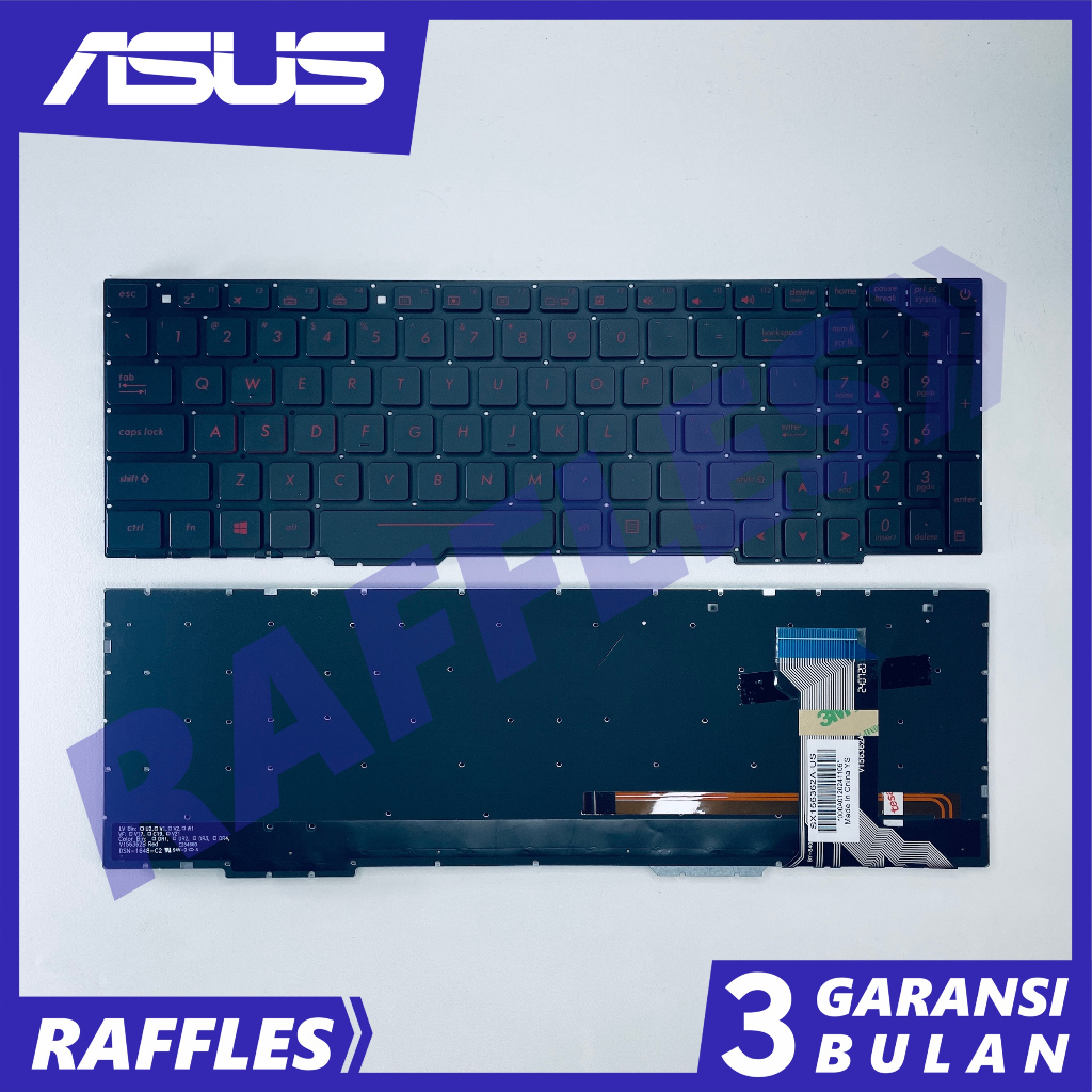 คีย์บอร์ด Asus ROG FX553 FX553V FX553VD FX553VE FX753 FX753V FX753VD ...
